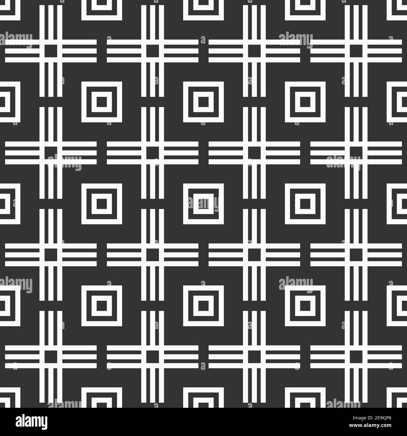 Seamless tribal wallpaper endless tiles Black and White Stock Photos ...