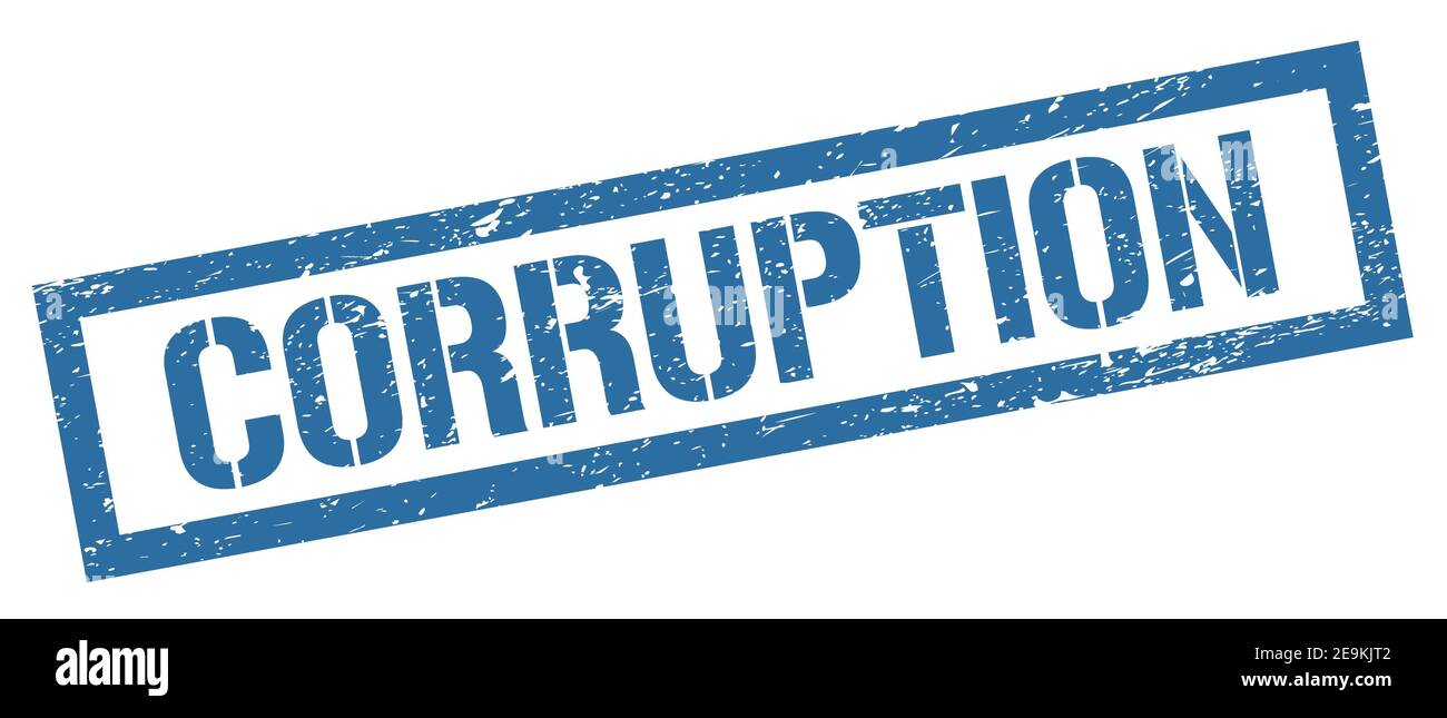 Corruption stamp Cut Out Stock Images & Pictures - Alamy