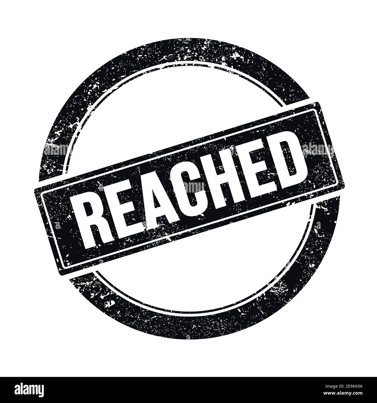 Reached stamp hi-res stock photography and images - Alamy