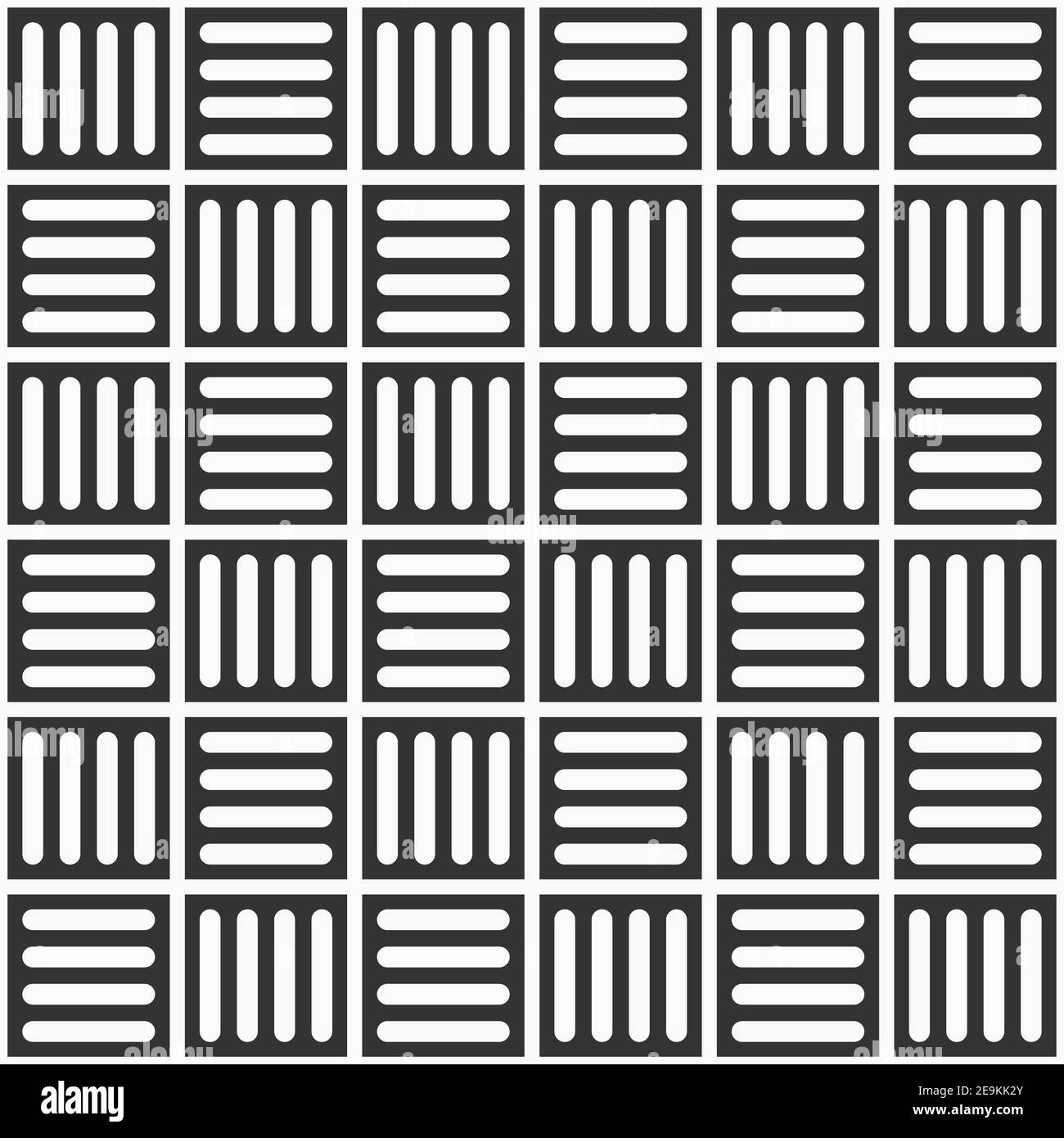 Vector seamless pattern with striped squares. Modern stylish texture ...