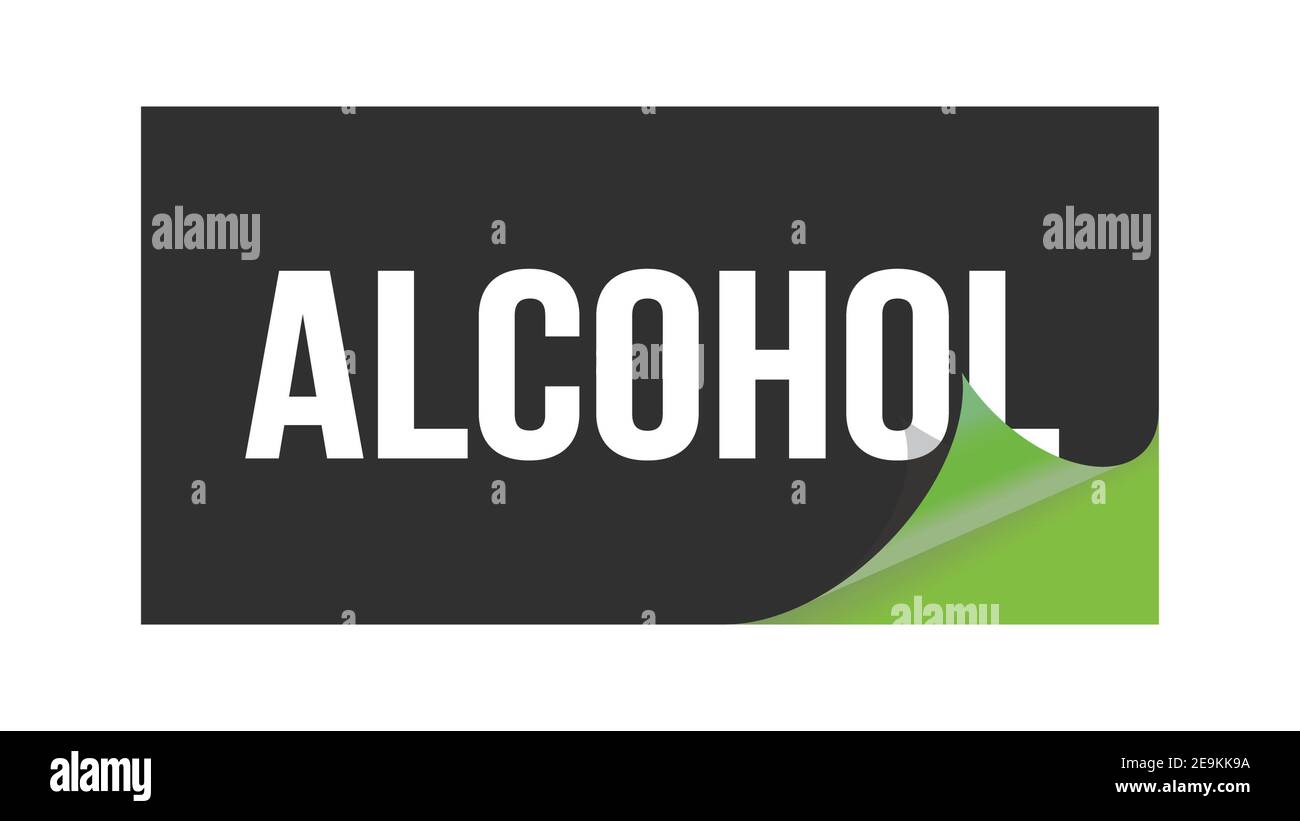 Alcohol text Cut Out Stock Images & Pictures - Alamy