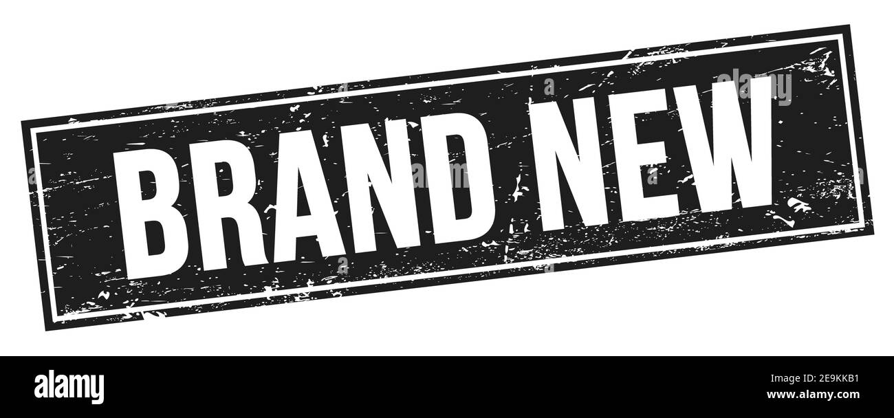 Brand new stamp Black and White Stock Photos & Images - Alamy