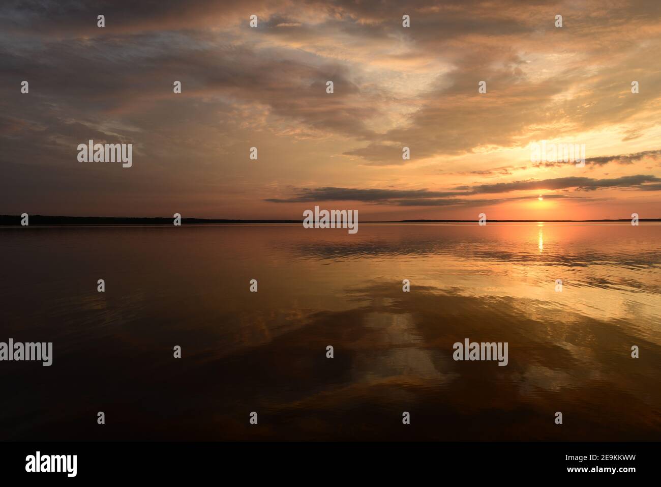 Bright sunlight reflects on the water hi-res stock photography and ...