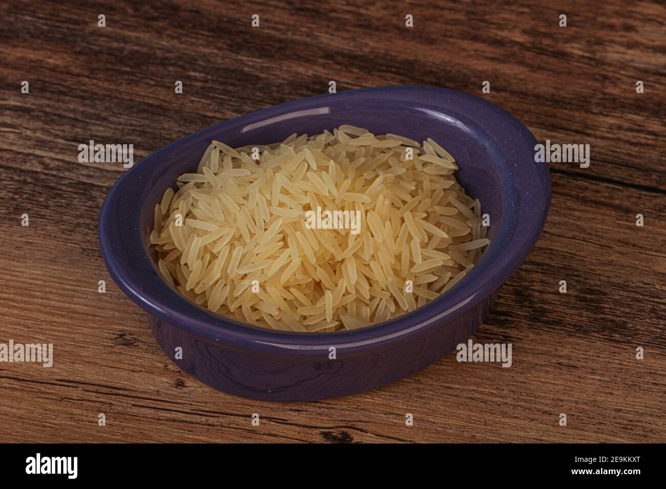 Raw Indian basmati rice in the bowl Stock Photo - Alamy