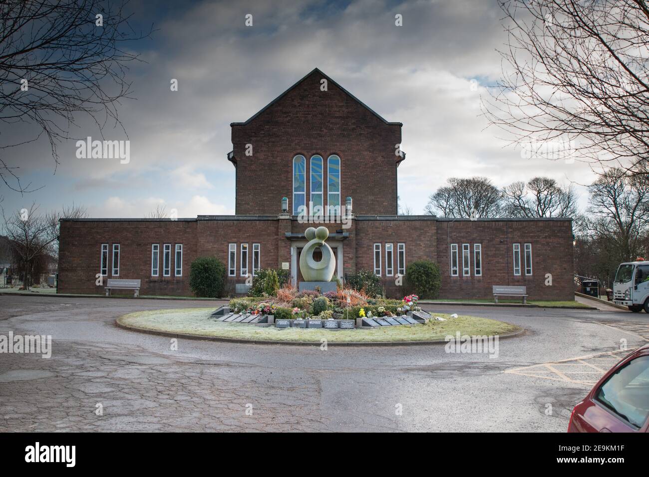 BLACKBURN, UNITED KINGDOM - Jun 22, 2019: Front view of Pleasington ...