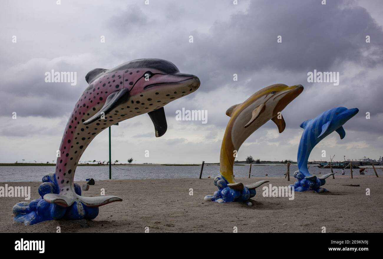Ancol Carnaval Beach, Jakarta City, Indonesia Stock Photo - Alamy