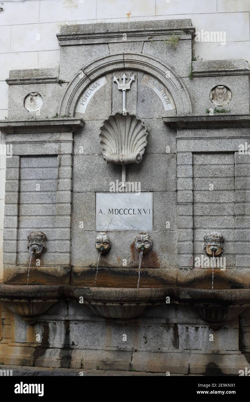 Fontana Garibaldi is an old fountain (C15th) in Pizzo which the locals ...