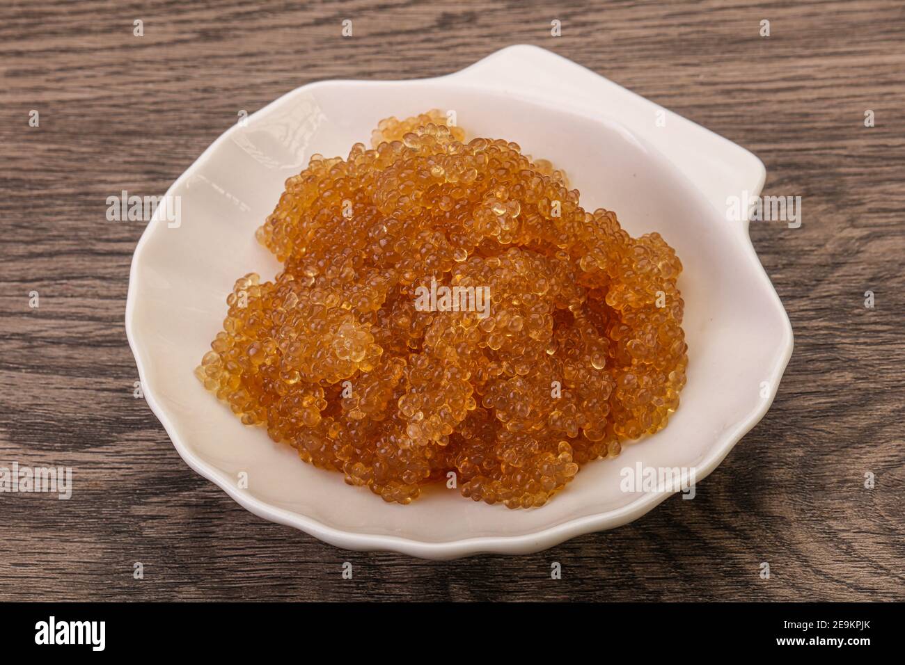 Pike ROE in the bowl for snack Stock Photo - Alamy
