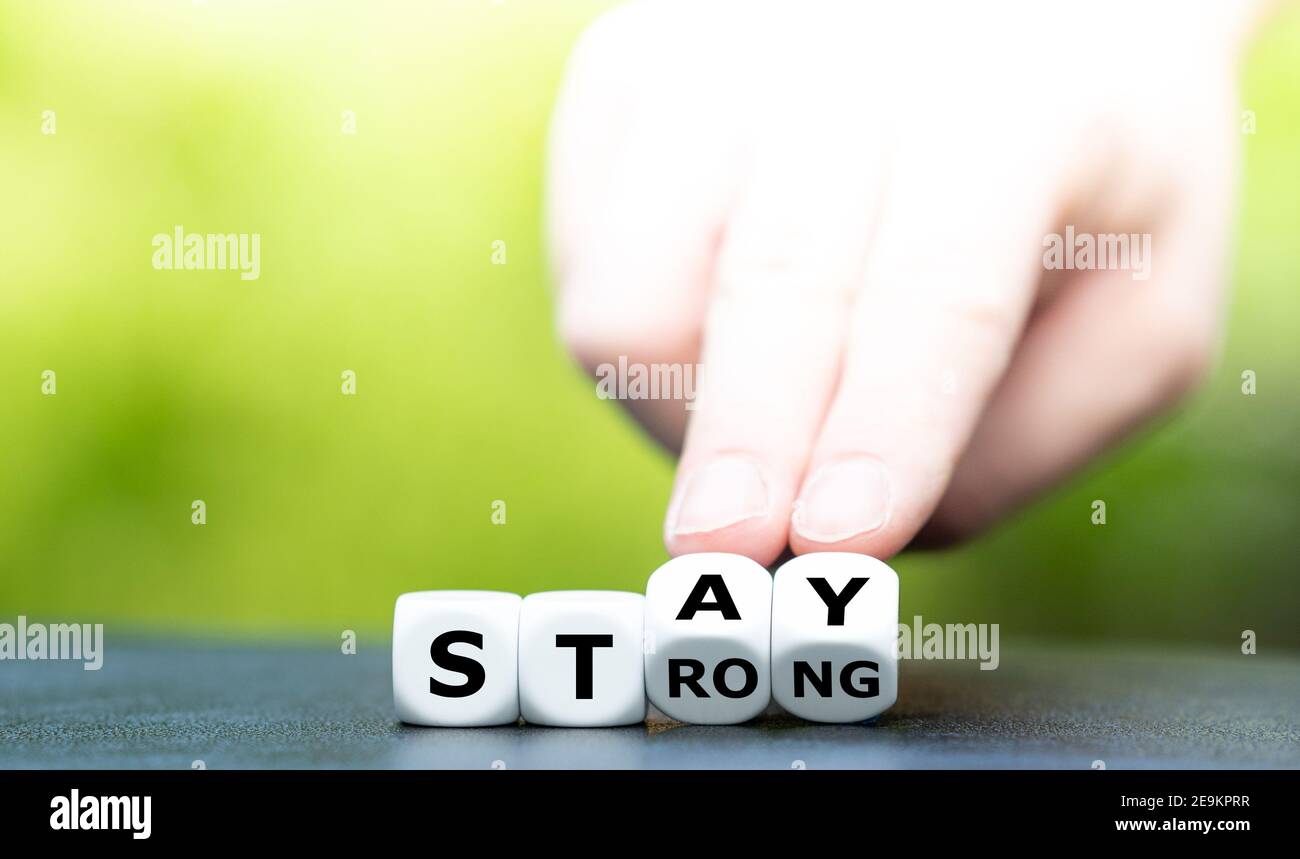 Stay positive symbol concept hi-res stock photography and images - Alamy