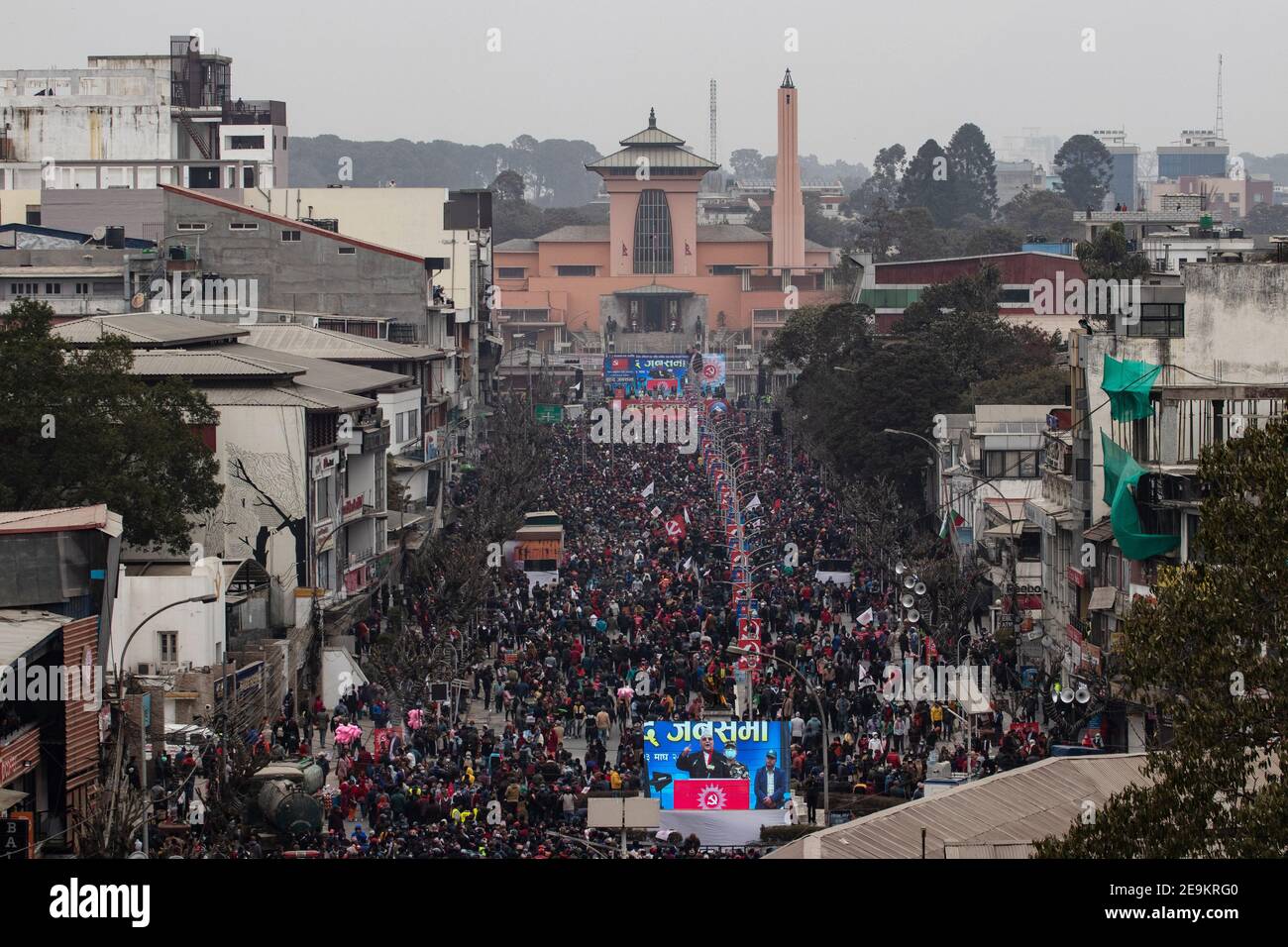 Rally in nepal hi-res stock photography and images - Alamy