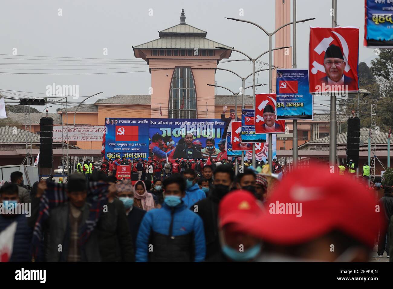 Rally in nepal hi-res stock photography and images - Alamy