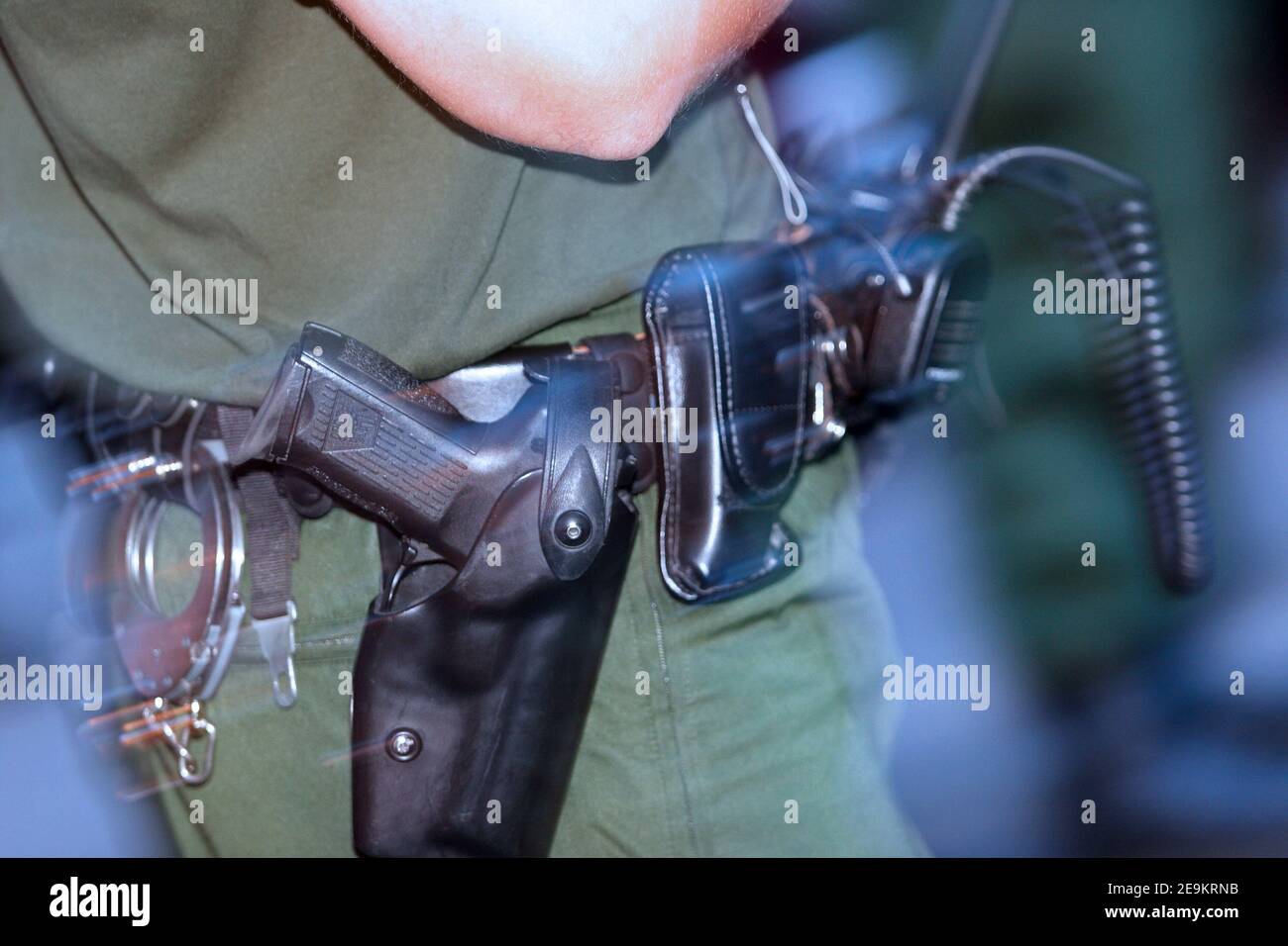 german police action gear Stock Photo - Alamy