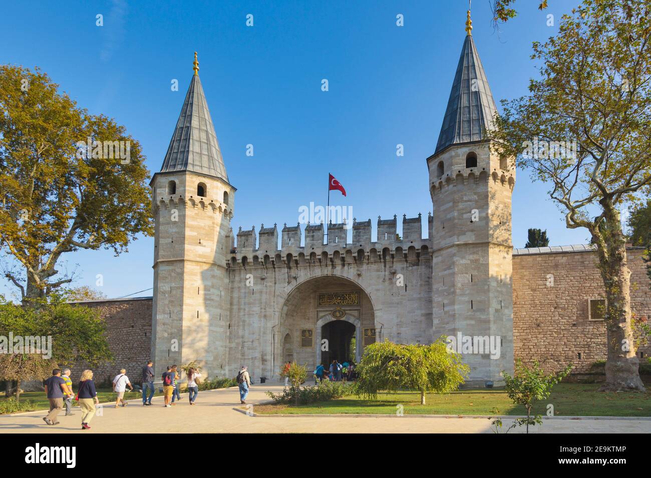 Istanbul, Turkey. Topkapi Palace. Topkapi Sarayi. Gate of Salutation ...