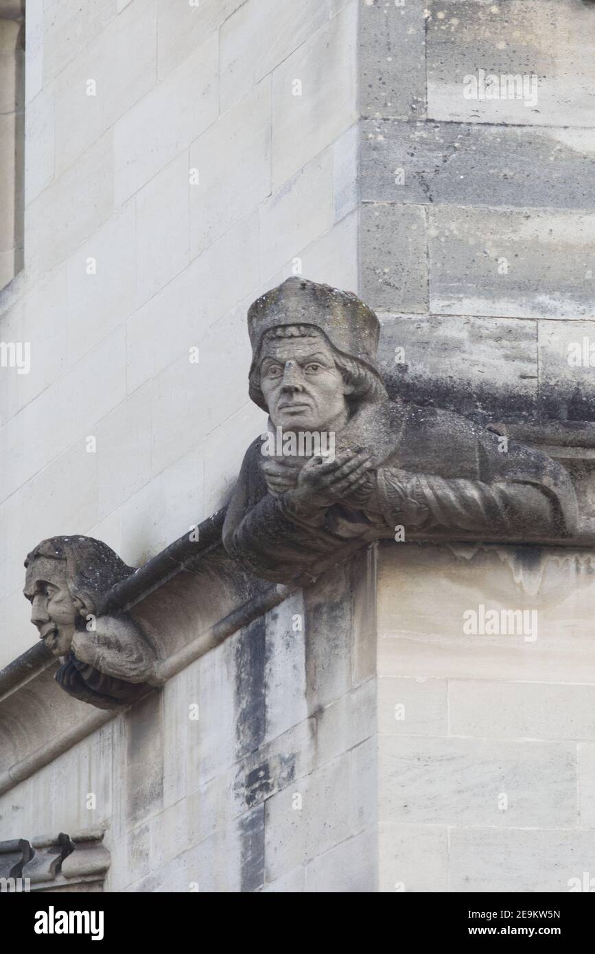 Magdalen college statue oxford hi-res stock photography and images - Alamy