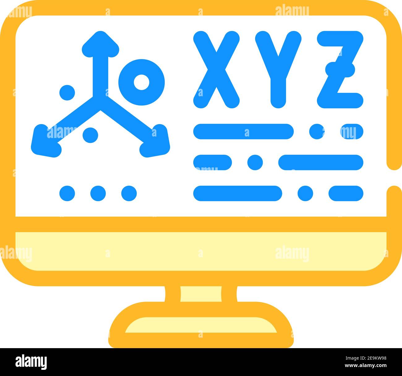 settings vr space color icon vector illustration Stock Vector Image ...