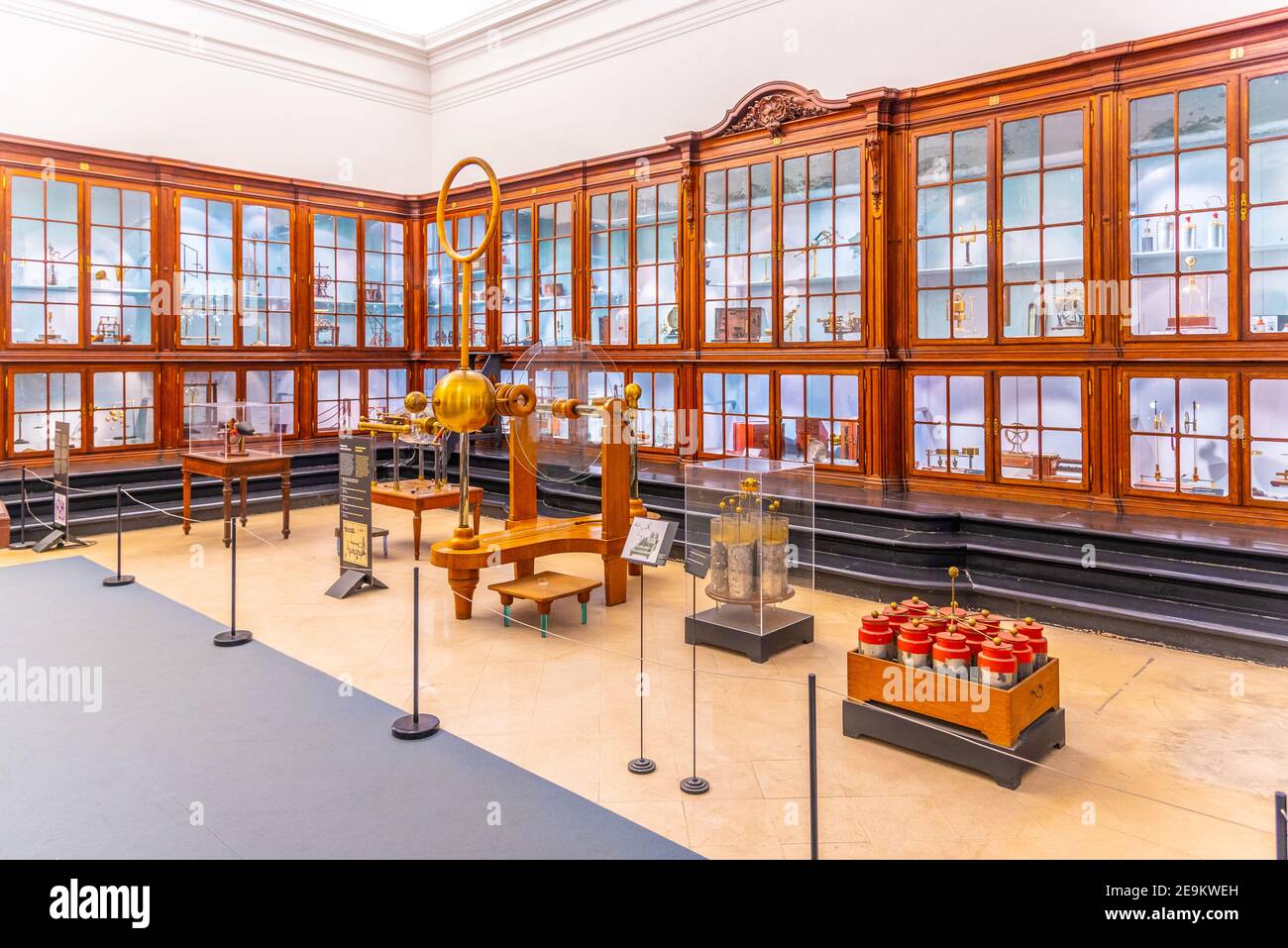 COIMBRA, PORTUGAL, MAY 21, 2019: Physics section of the museum of ...