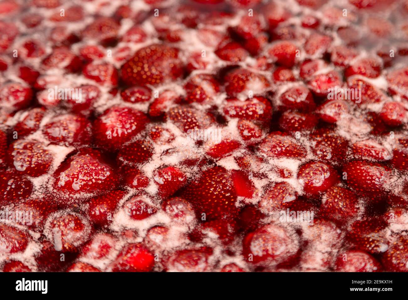 Cooking strawberry jam close up Stock Photo - Alamy