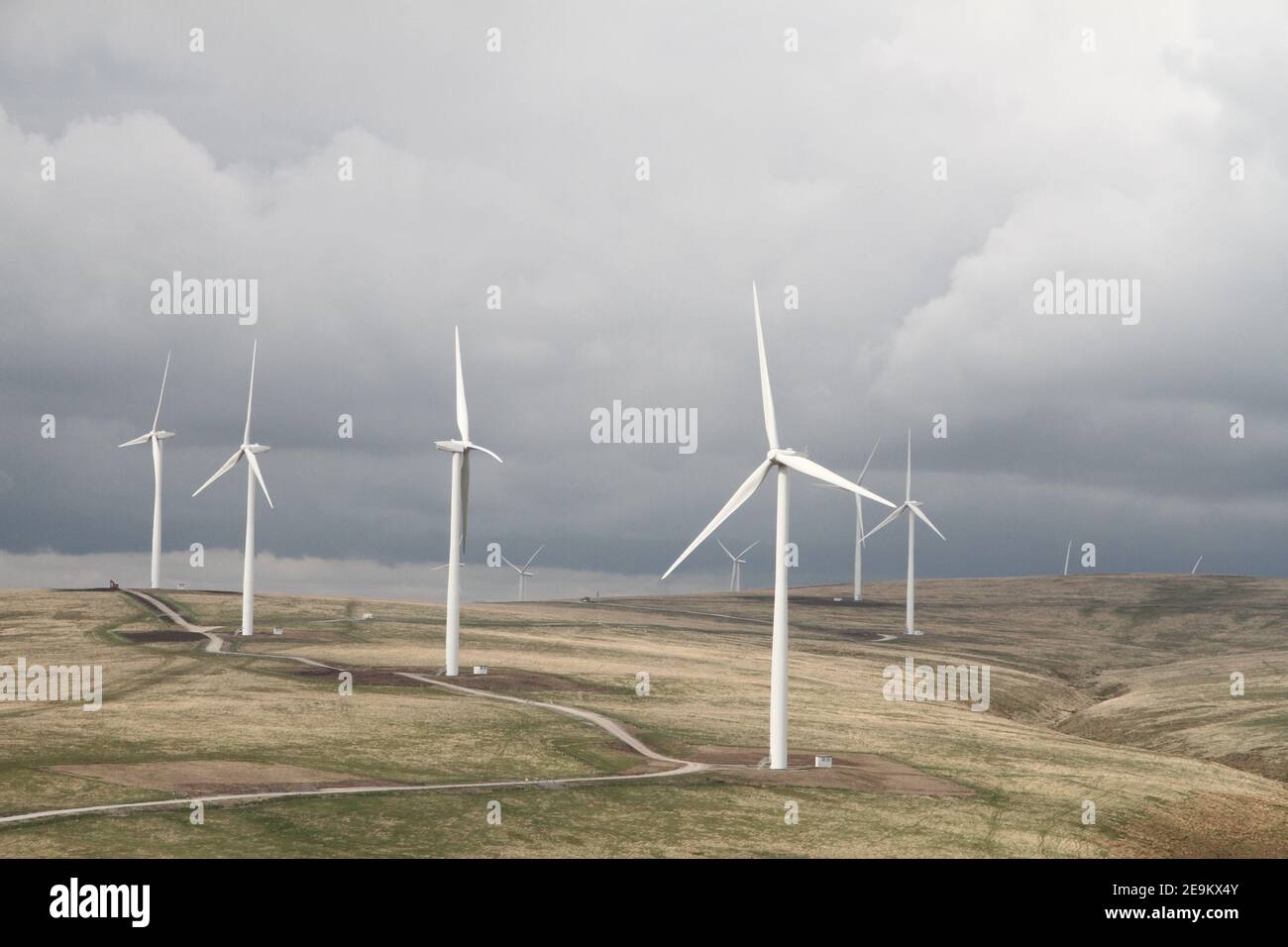 Wind powered turbines hi-res stock photography and images - Alamy
