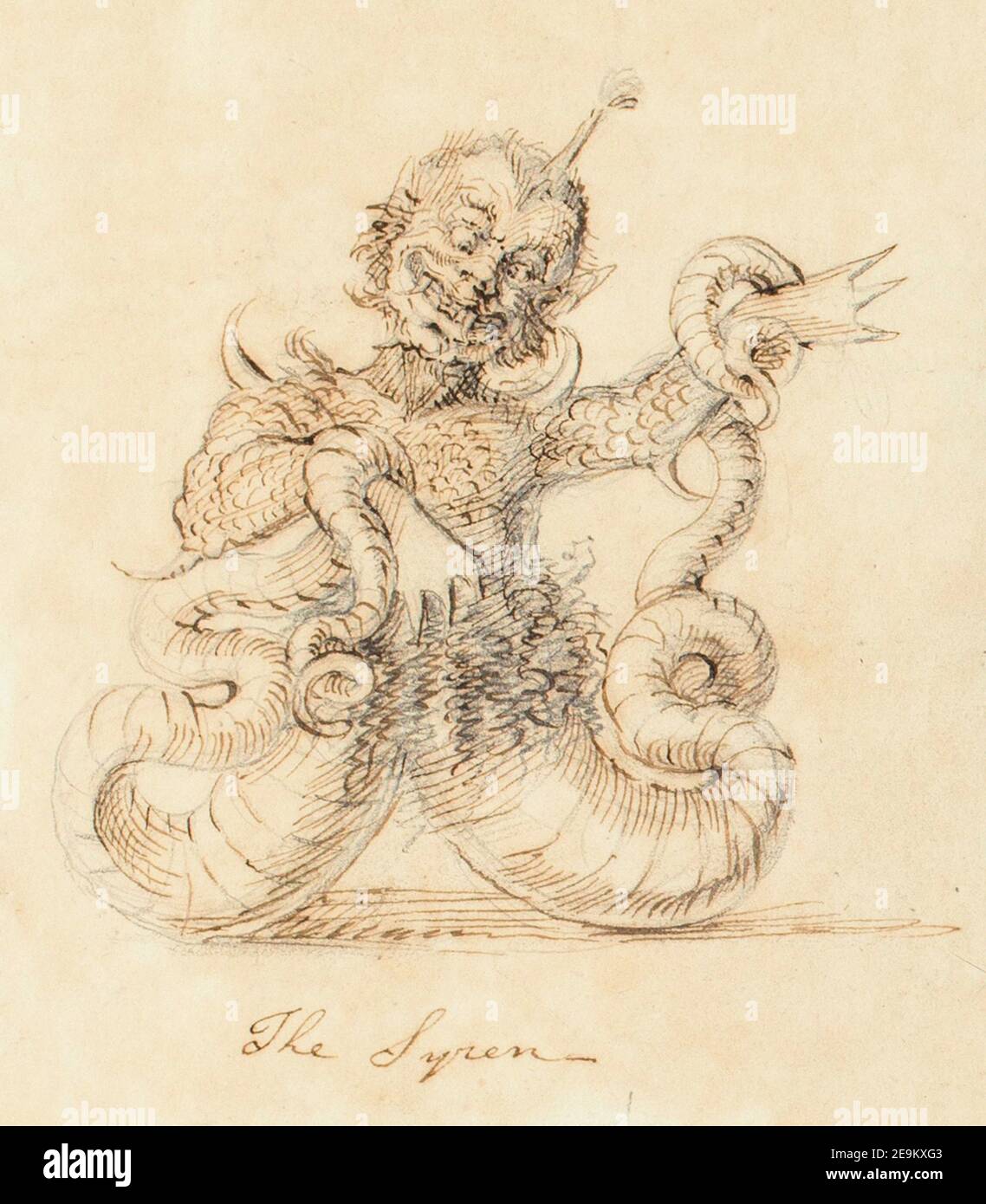 Vintage art depicting Hell, demons, angels etc Stock Photo - Alamy