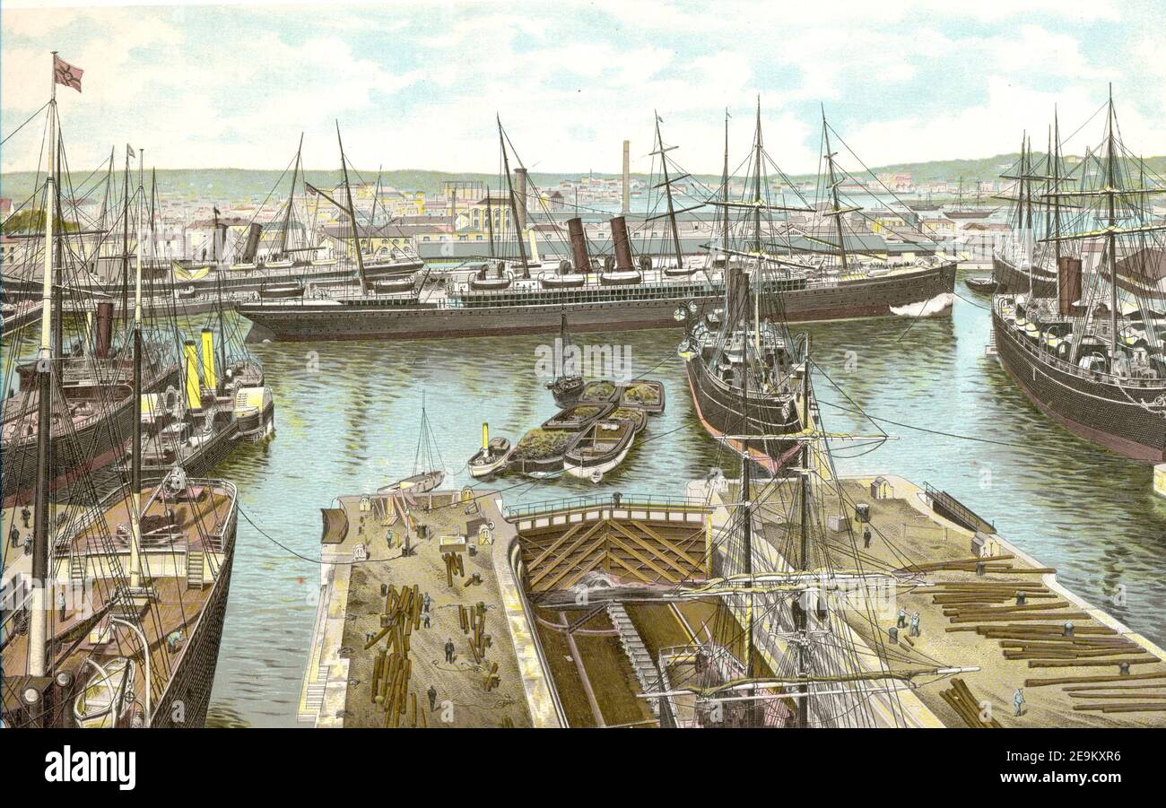 Victorian dock workers hi-res stock photography and images - Alamy