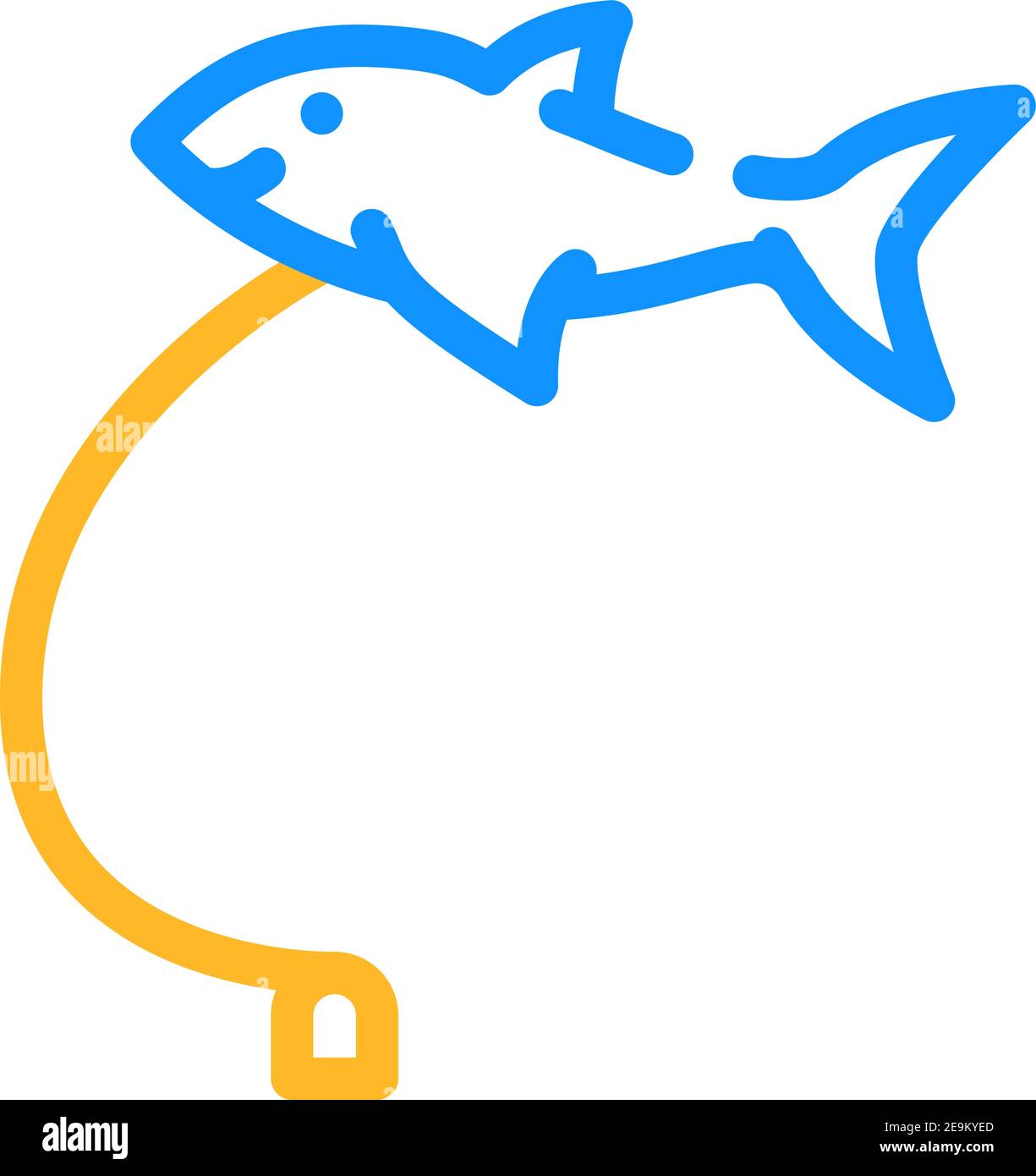 flying fish toy color icon vector illustration Stock Vector Image & Art ...