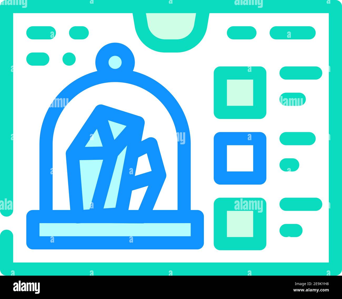 Crystal growing Stock Vector Images - Alamy