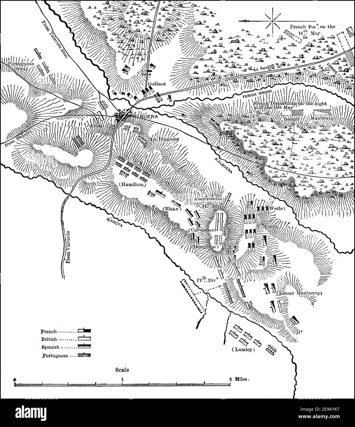1811 map of europe Black and White Stock Photos & Images - Alamy
