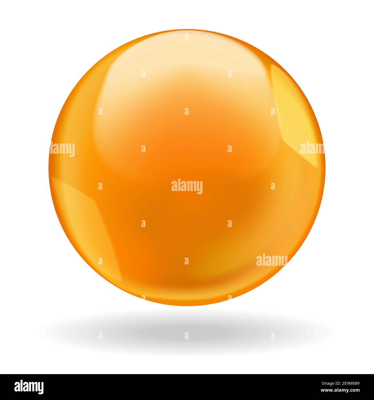 Golden glossy oil bubble ball or round drop Stock Vector Image & Art ...