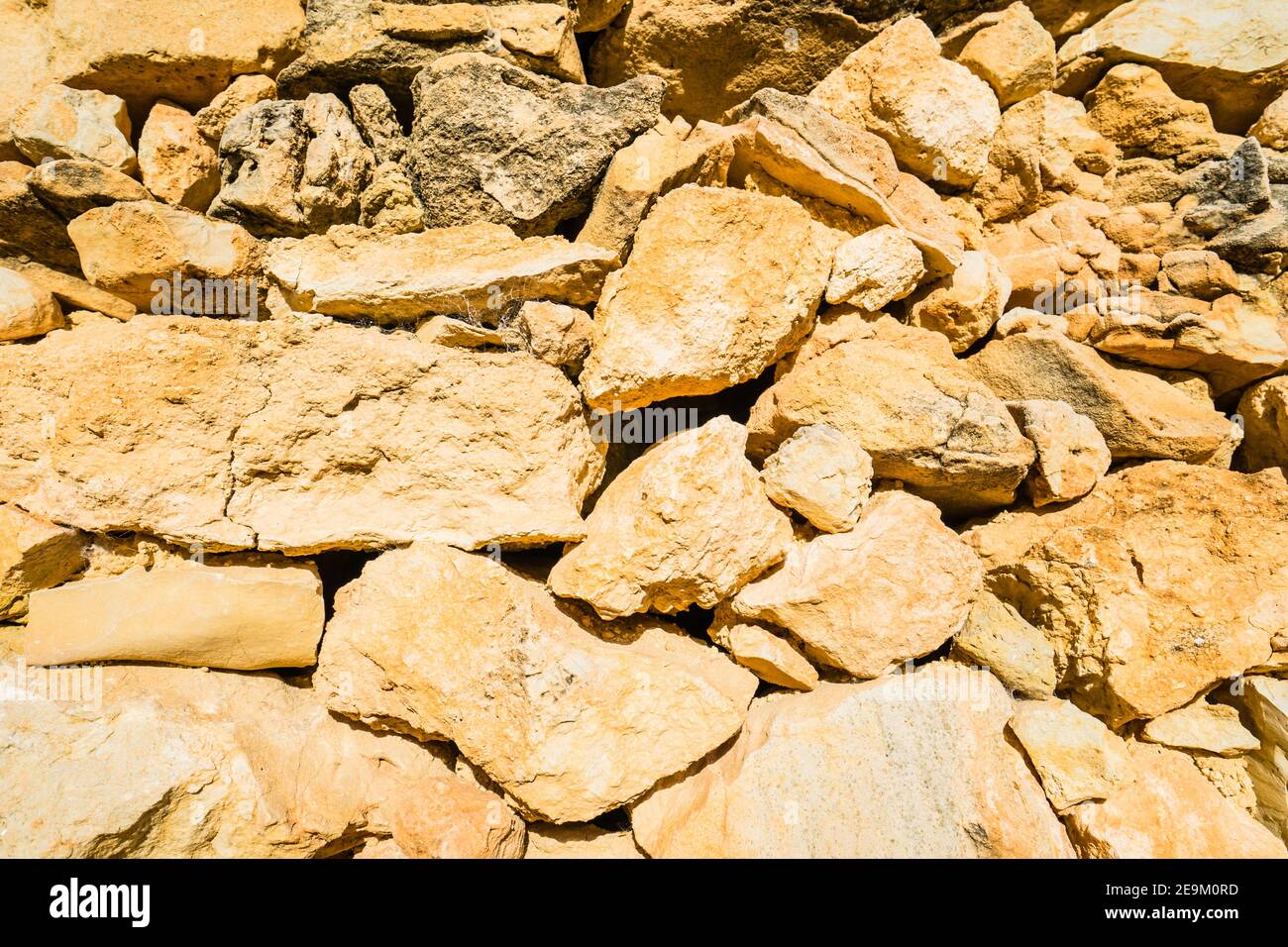 Pile of small orange rocks Stock Photo - Alamy
