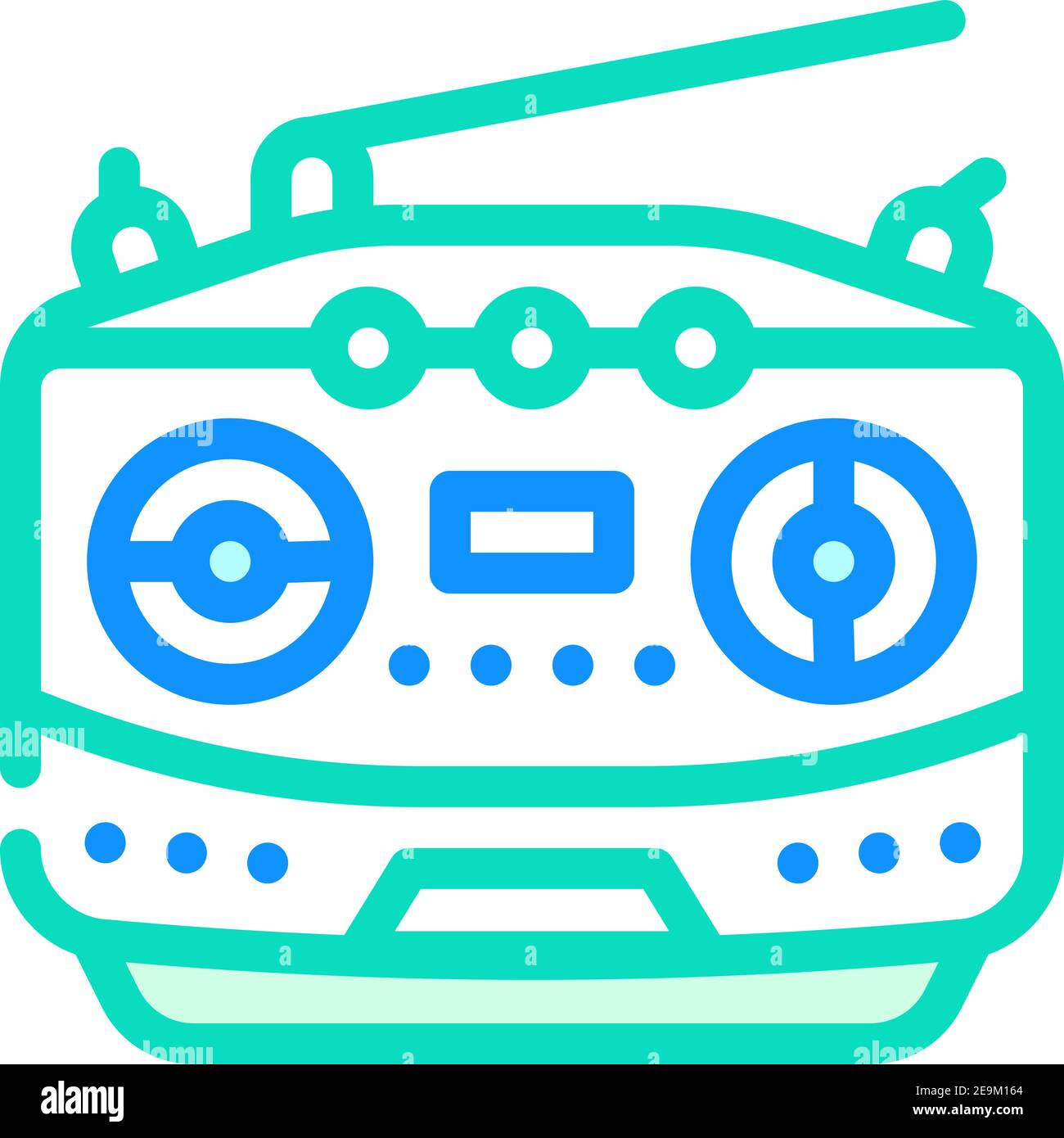 control panel color icon vector illustration flat Stock Vector Image ...