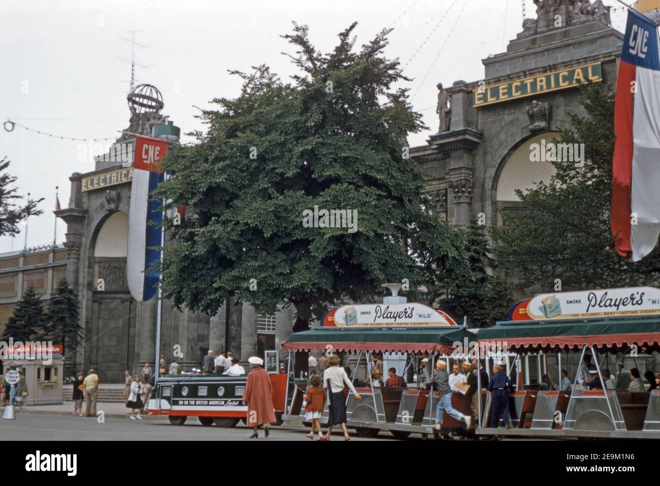Miniature train takes people around hi-res stock photography and images ...