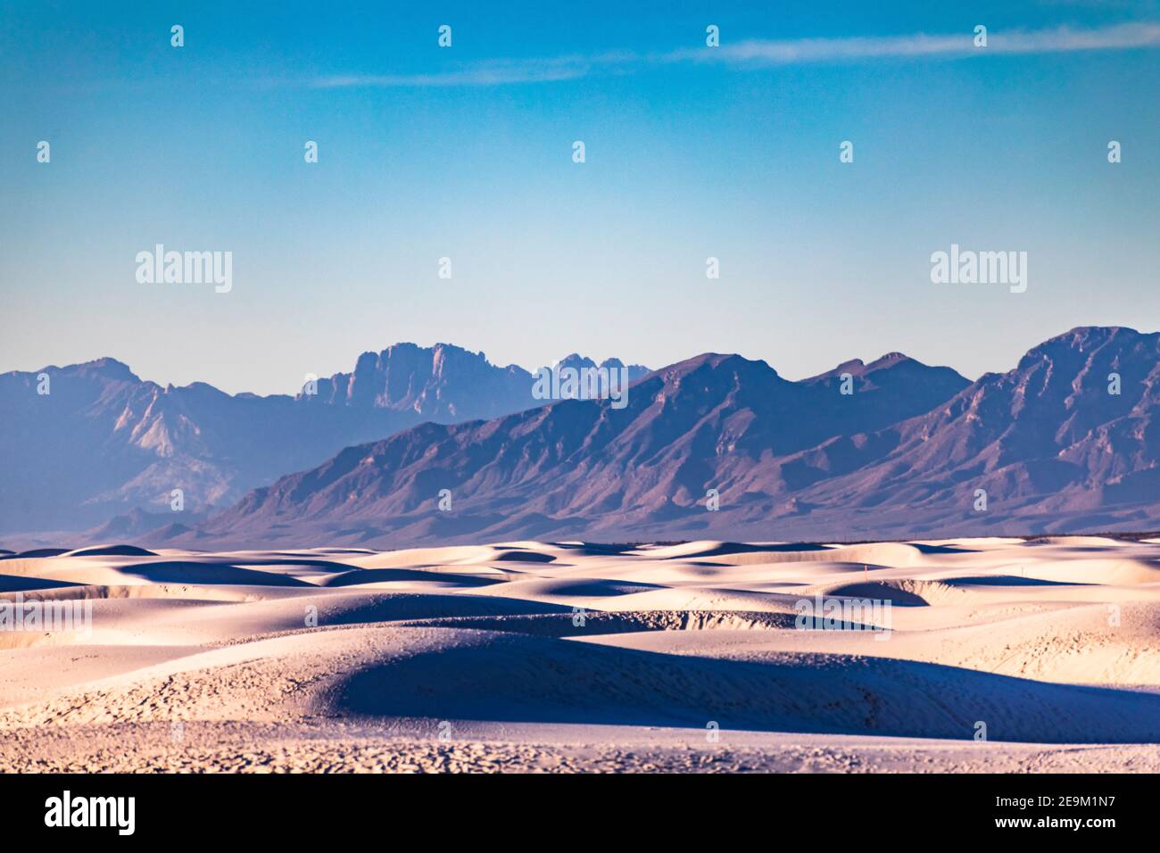 dramatic landscape images of White Sands National Park in New Mexico ...