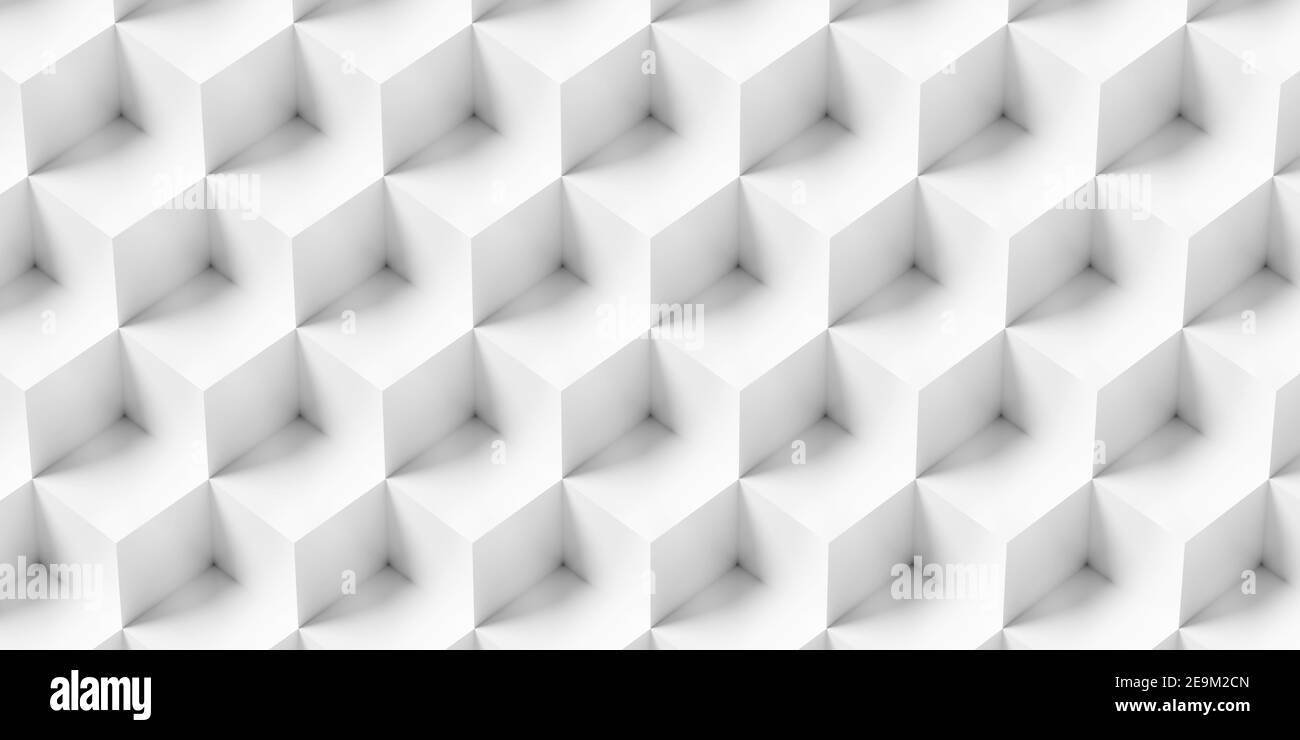 Stacked white cubes abstract background Stock Photo - Alamy