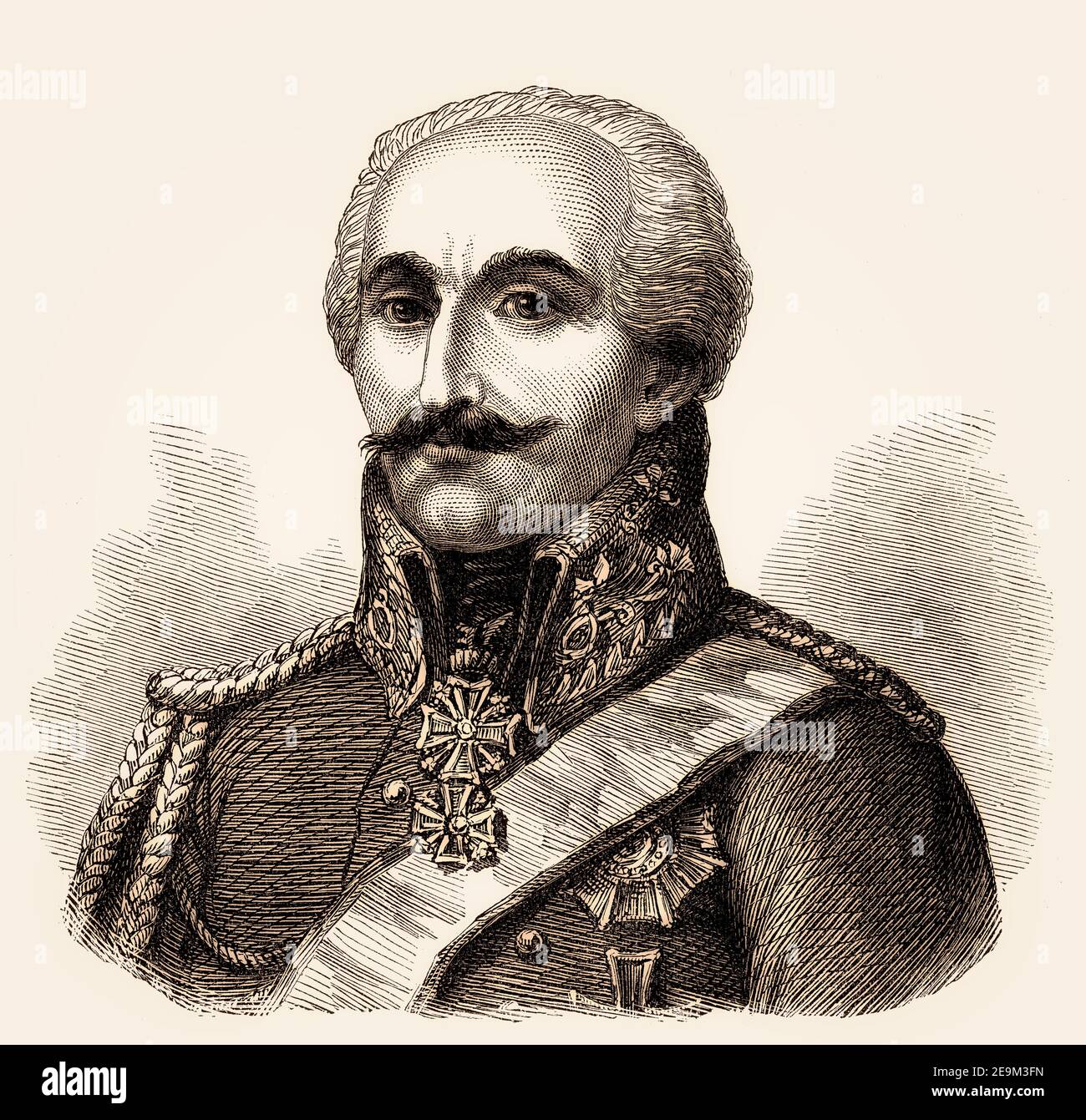 Portrait of field marshal gebhard leberecht von blucher hi-res stock ...