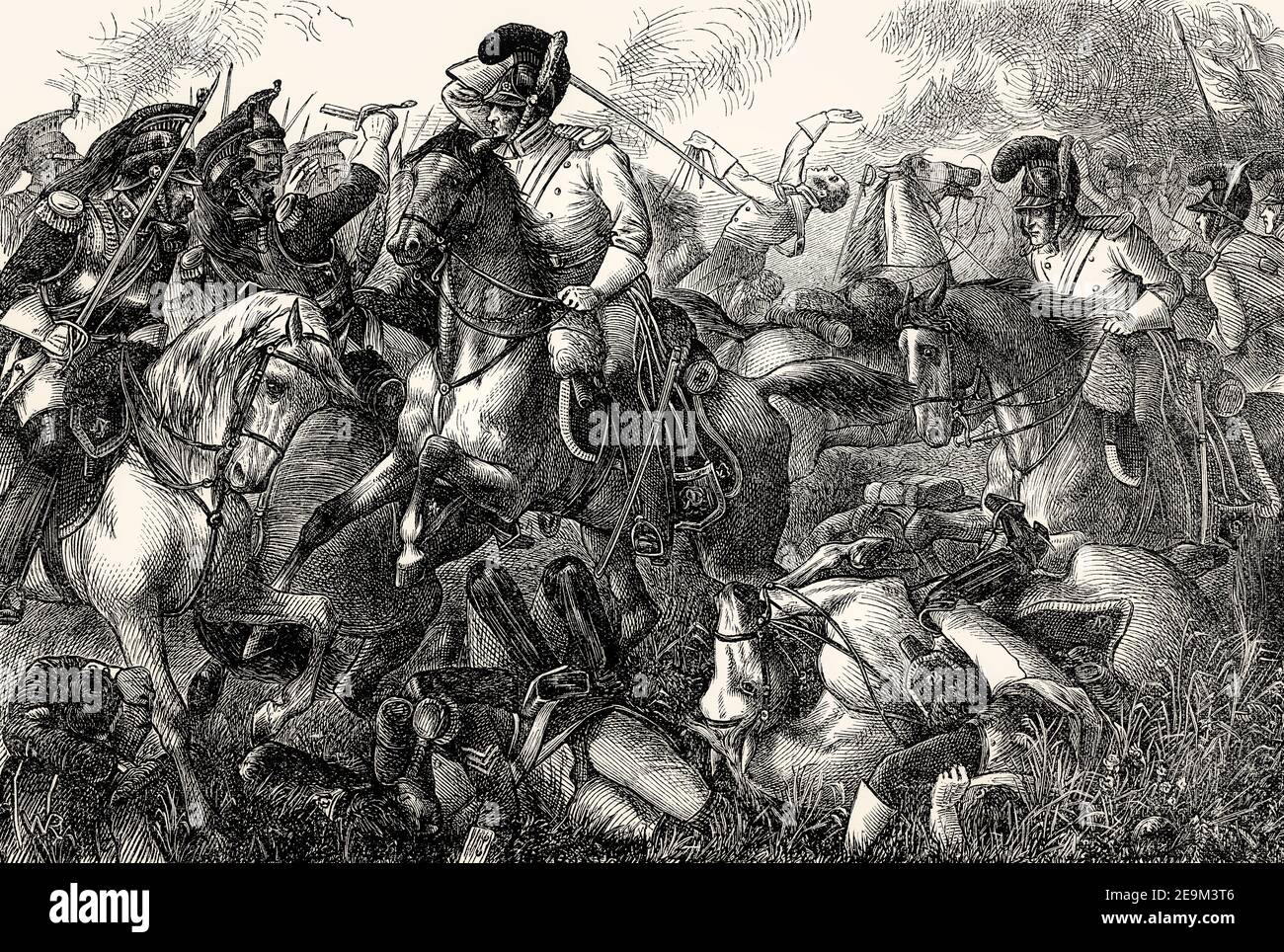 French cavalry waterloo hi-res stock photography and images - Alamy