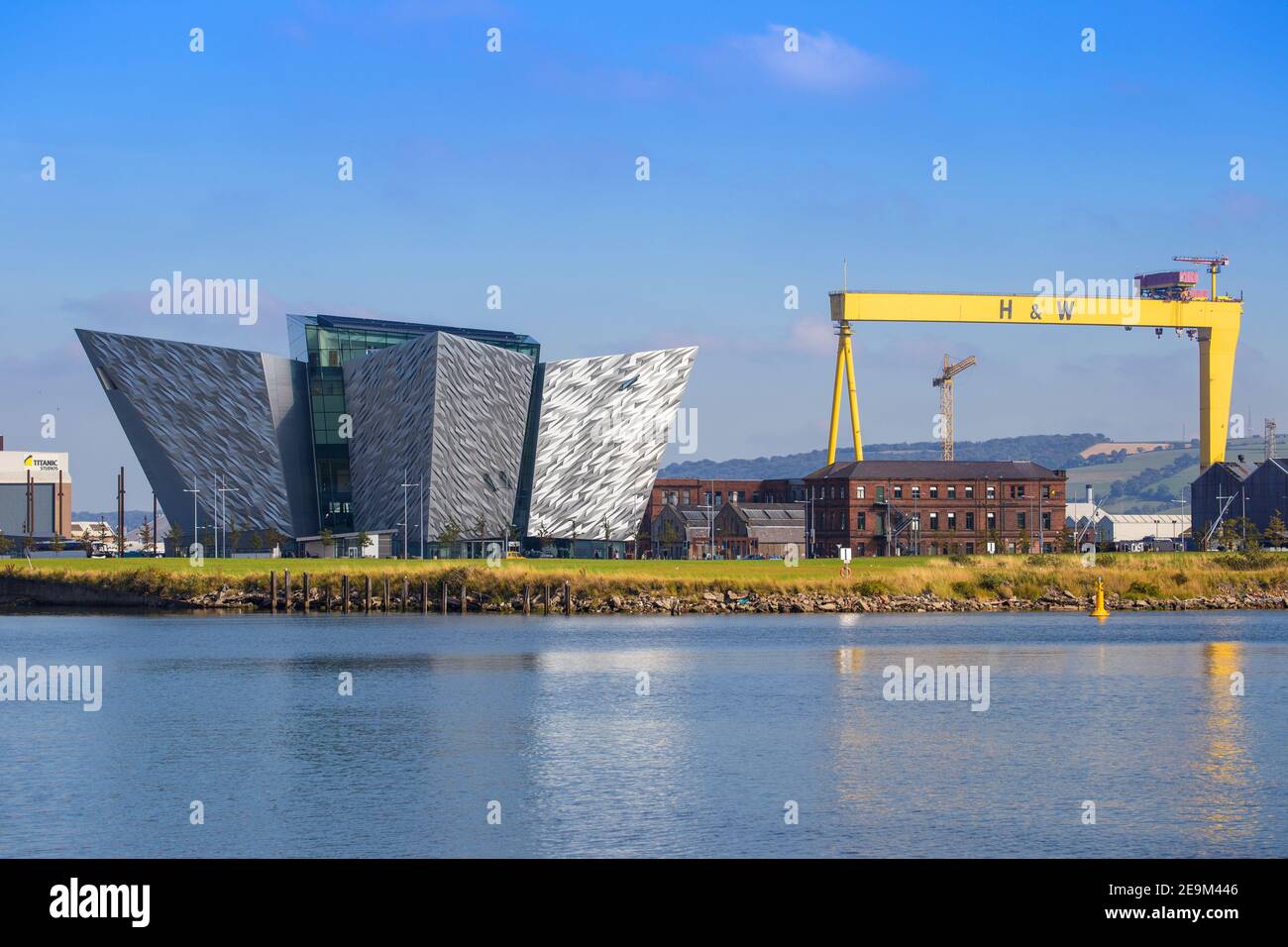 United Kingdom, Northern Ireland, Belfast, View of the Titanic Belfast ...