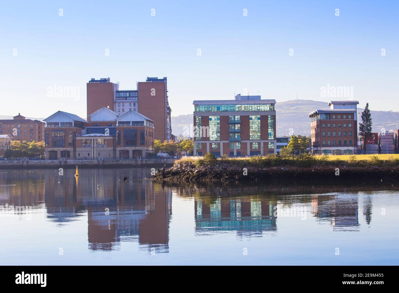 United Kingdom, Northern Ireland, Belfast, Donegall Quay Stock Photo ...