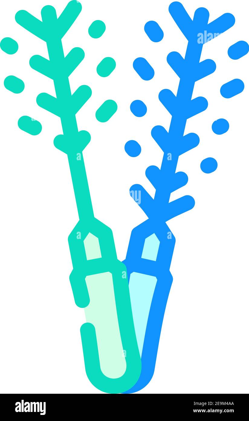 brush sticks color icon vector illustration flat Stock Vector Image ...