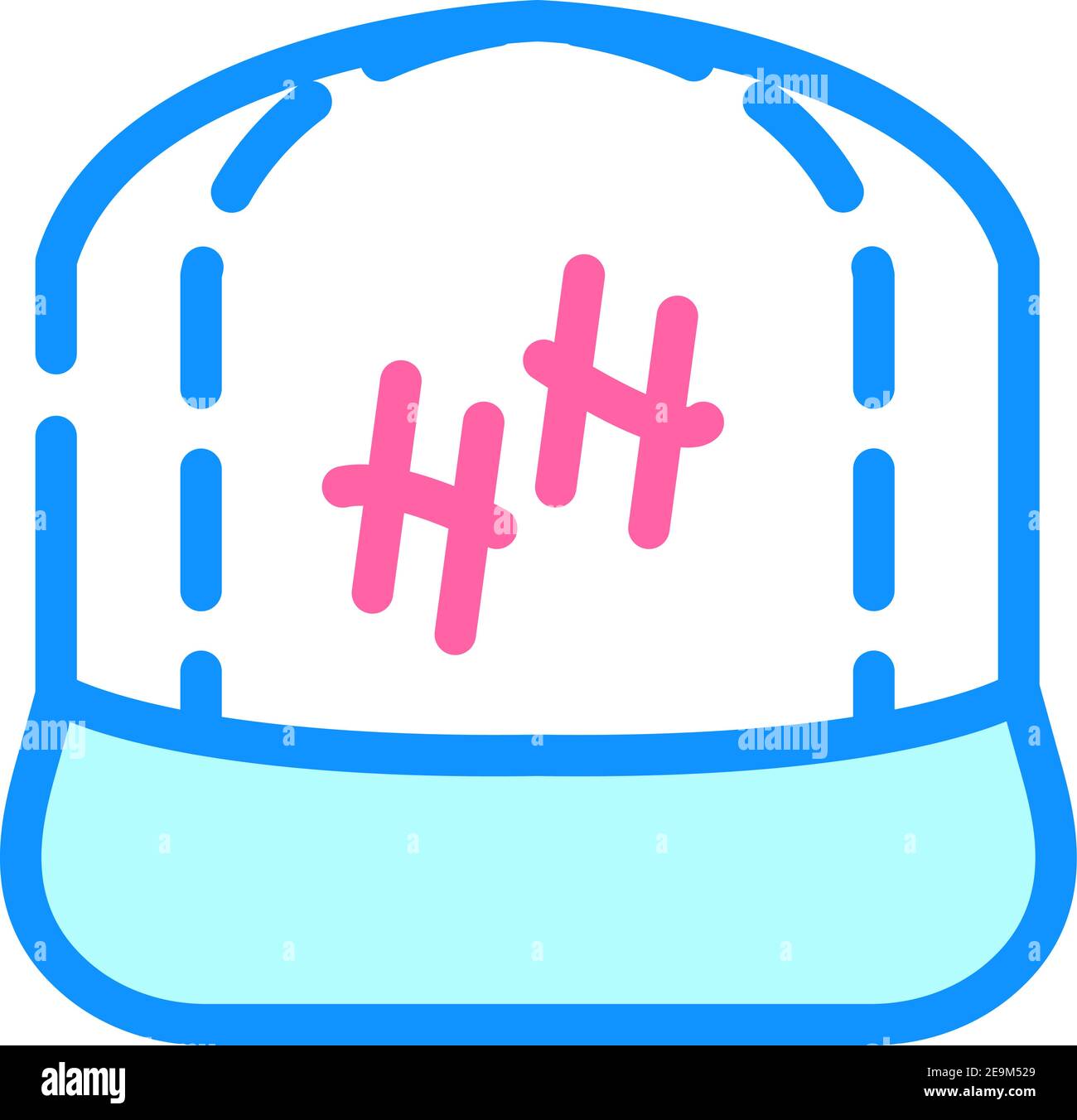 cap rapper color icon vector illustration flat Stock Vector Image & Art ...