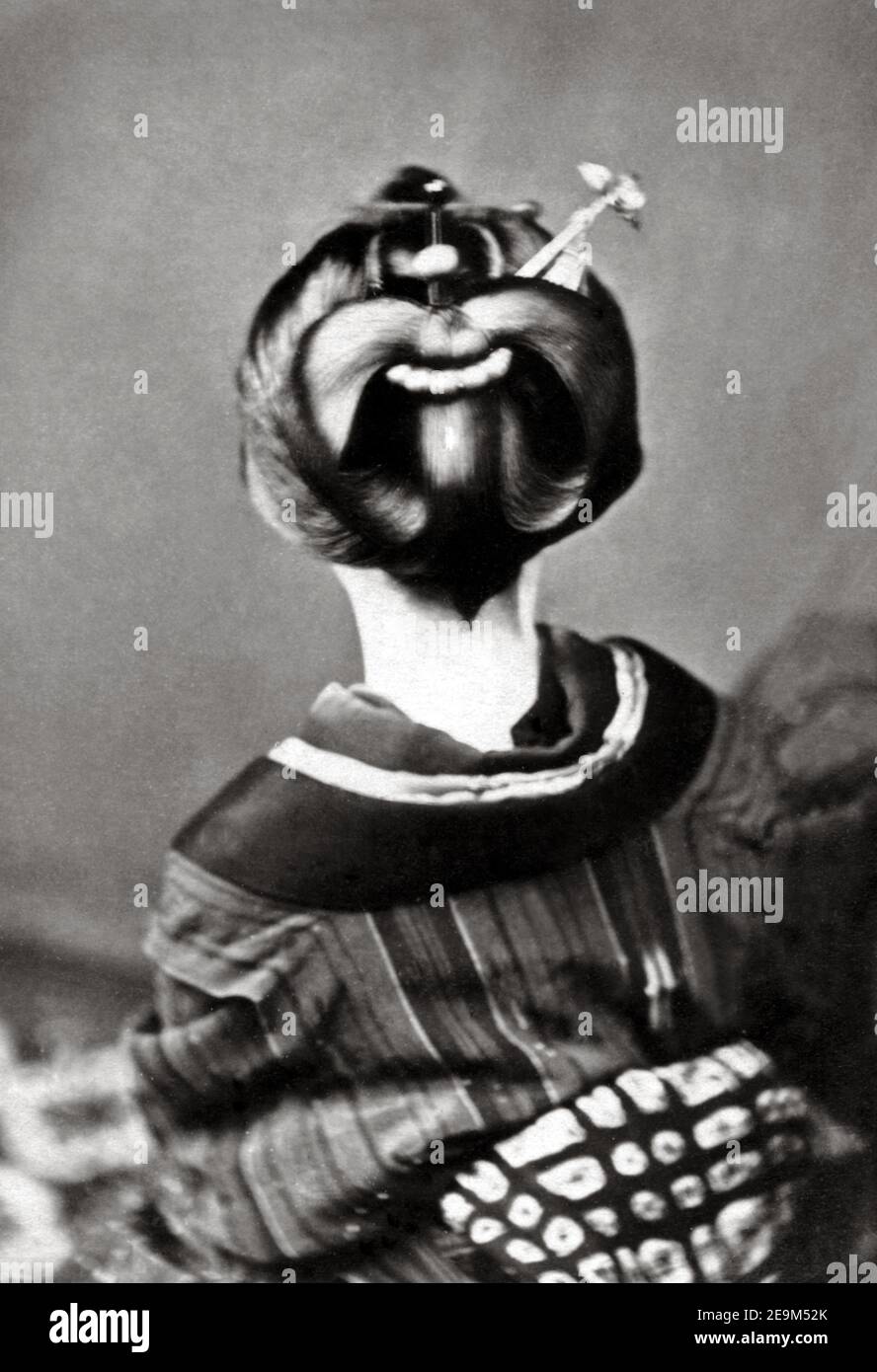 Late 19th century photograph - Geisha, Japan, c.1880's, hairstyle and ...