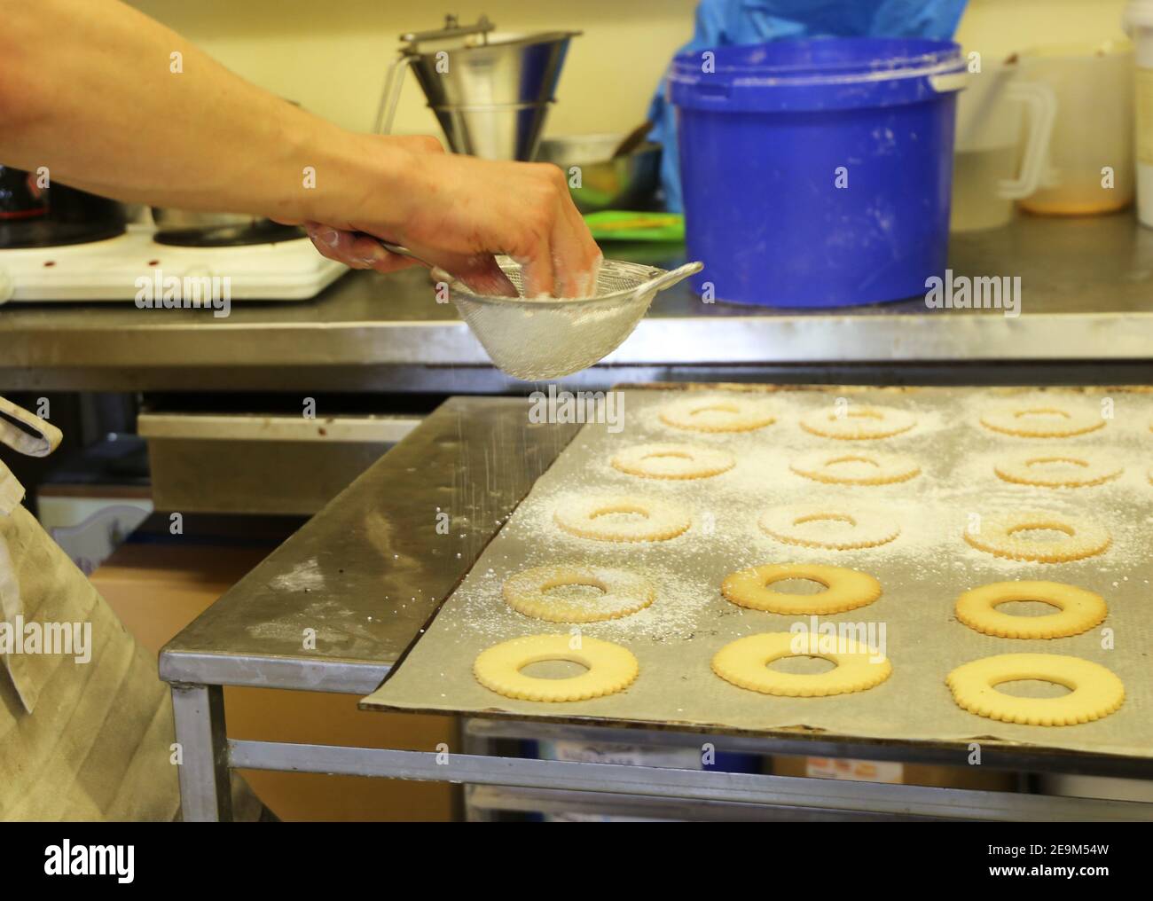 Baking bread and pastry in the bakery Stock Photo - Alamy