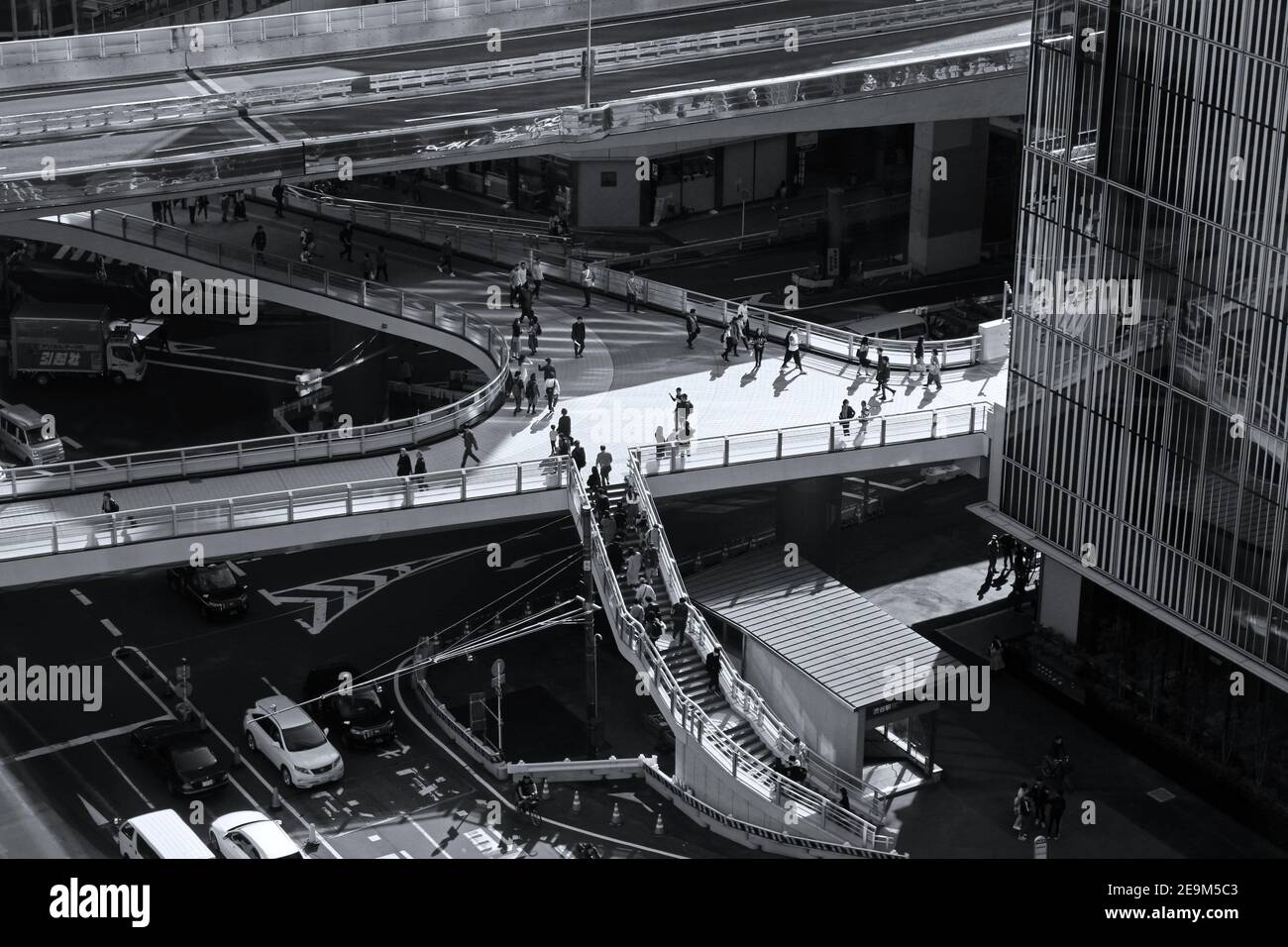 Shibuya street view Stock Photo - Alamy