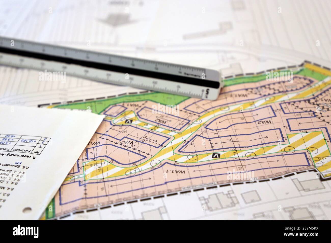 Symbol image: Urban Development plan Stock Photo - Alamy