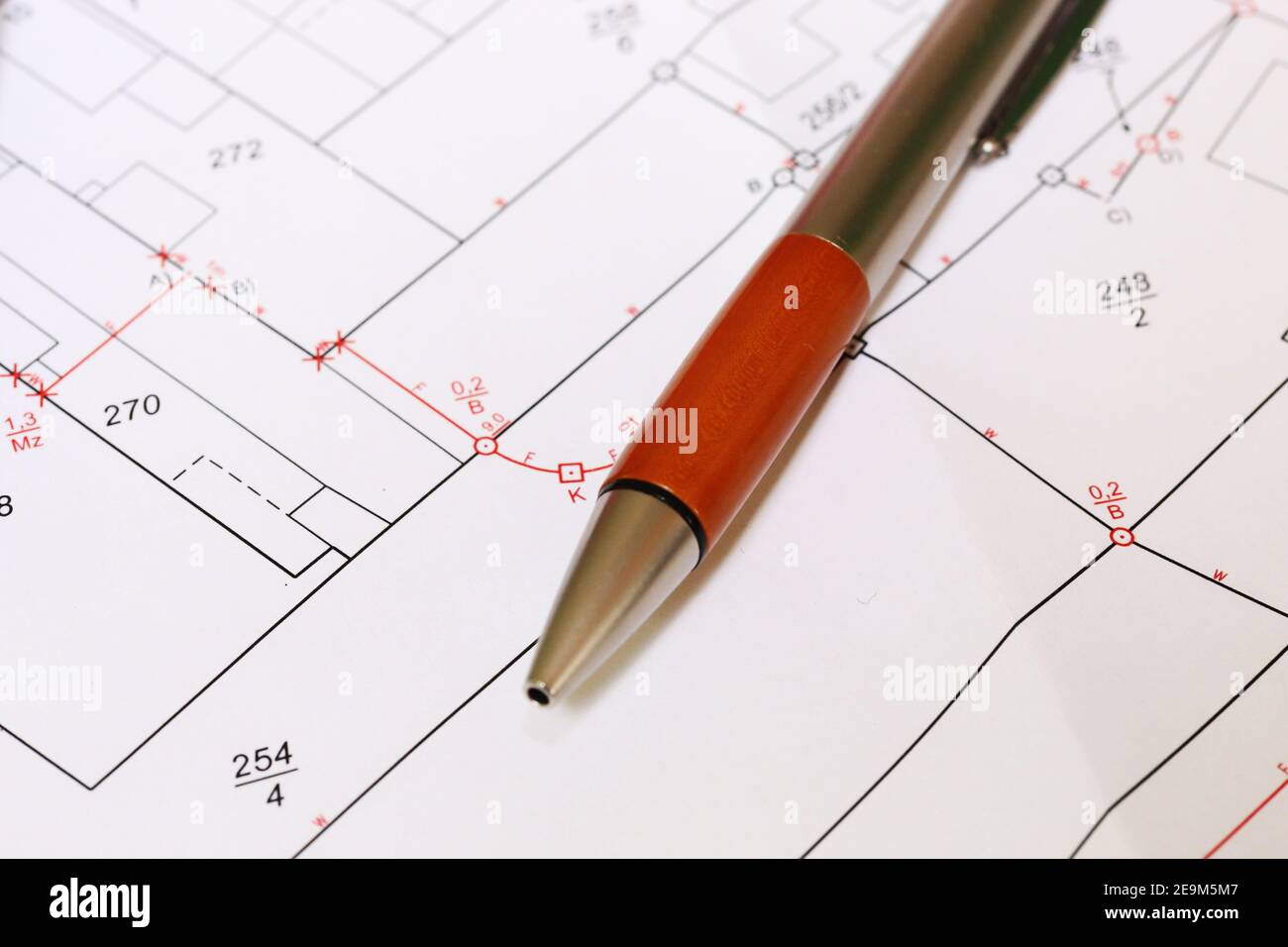 Symbol image: Urban Development plan Stock Photo - Alamy