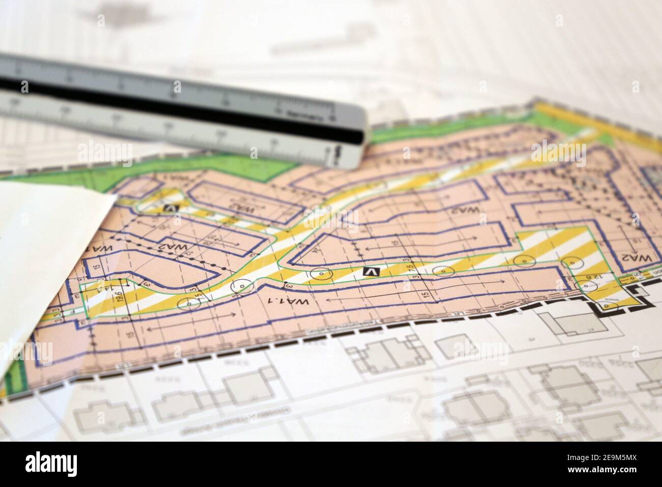 Symbol image: Urban Development plan Stock Photo - Alamy