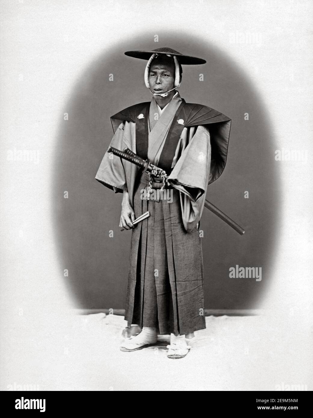 Late 19th century photograph - Japanese Samurai, c.1860's Stock Photo ...