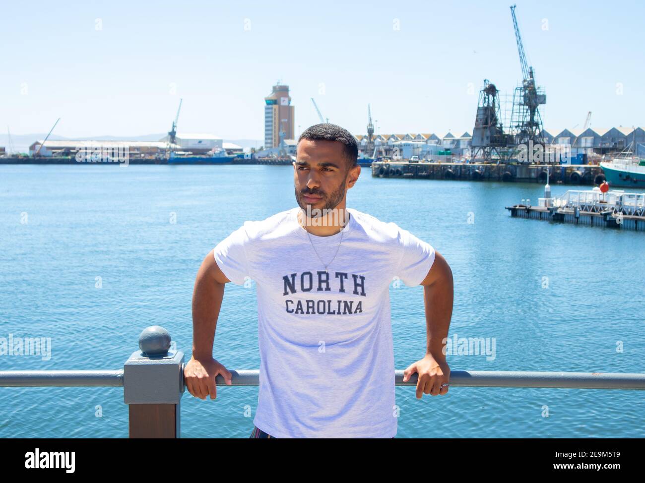 Waterfront- Cape Town, South Africa - 03-02-2021 Stylish Capetonian man ...