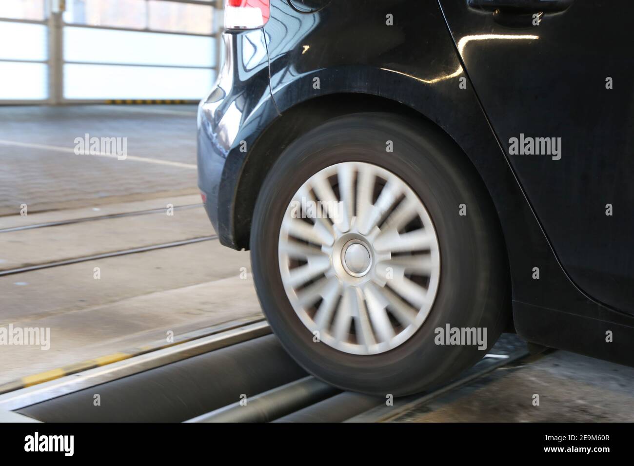 Rolling road test dynamometer hi-res stock photography and images - Alamy
