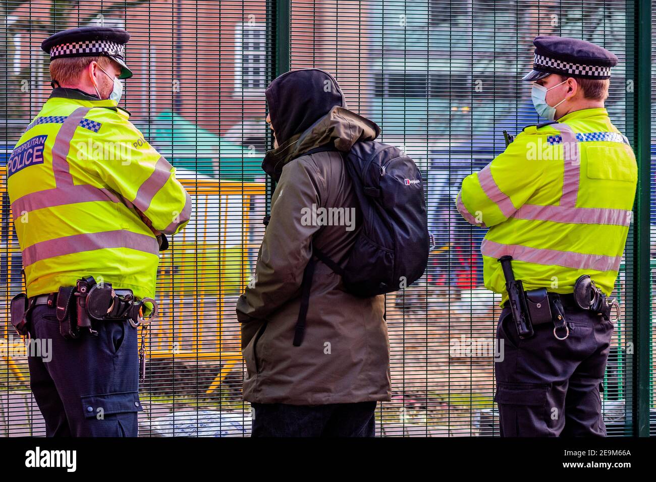 Temporary police station hi-res stock photography and images - Alamy