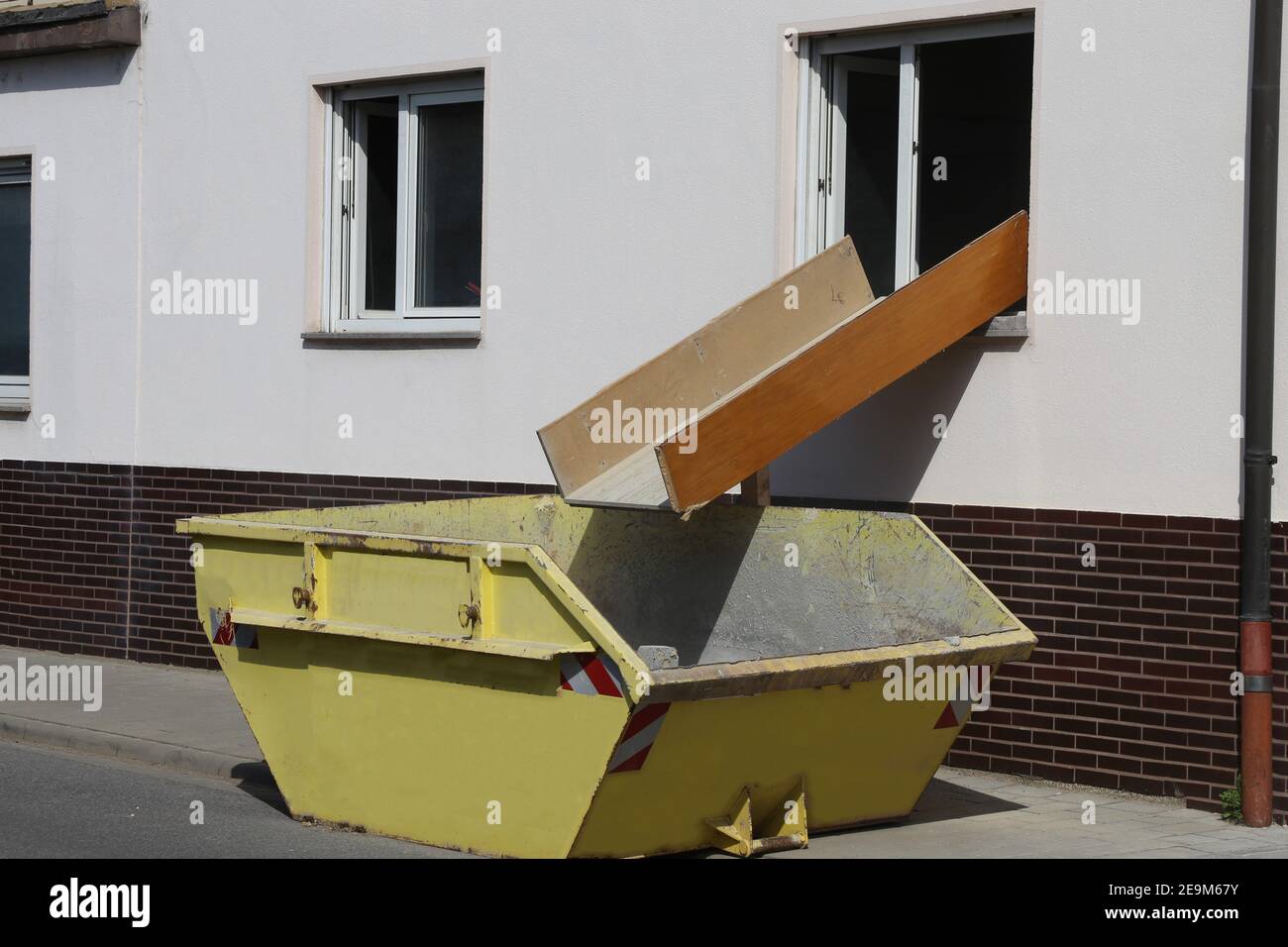 Container for recycling of rubble Stock Photo - Alamy